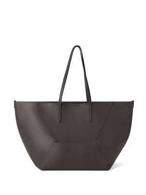 Brunello Cucinelli Leather Tote Bag - Brown