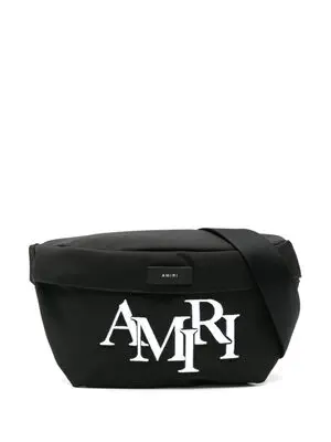 Amiri Logo-embroidered Belt Bag - Black