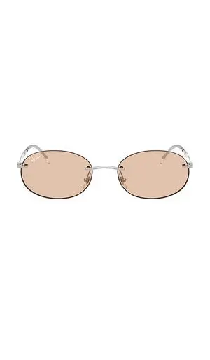 Ray-ban Oval Sunglasses - Silver