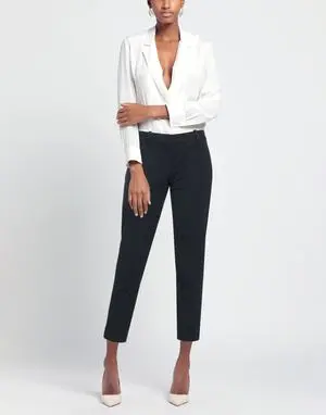 CIRCOLO 1901 Midnight Cotton And Elastane Tapered Pants