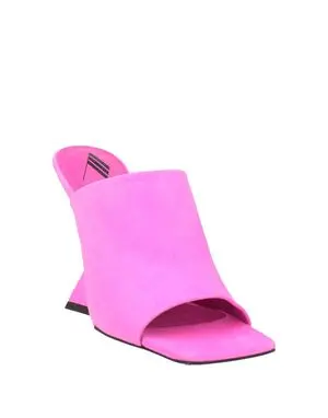 Attico Sandals In Leather - Pink