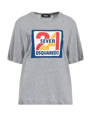 Dsquared2 T-shirt In Cotton And Viscose - Grey