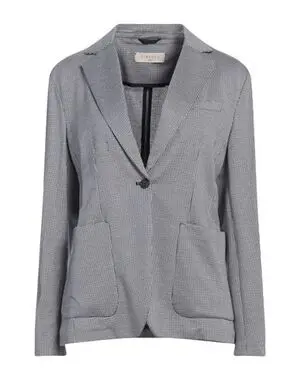 CIRCOLO 1901 Houndstooth Blazer - Midnight Blue