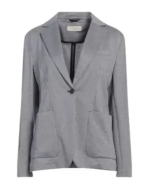 CIRCOLO 1901 Houndstooth Blazer - Midnight Blue