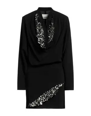 Isabel Marant Étoile Mini Dress With Sequins And Draped Neckline