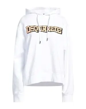 Dsquared2 Logo Print Cotton Sweatshirt - White