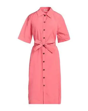 Peserico Poplin Shirt Midi Dress - Red