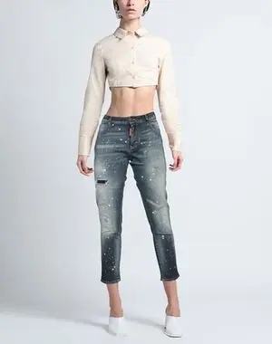 Dsquared2 Honey Jeans In Cotton And Elastane - Blue