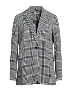 CIRCOLO 1901 Tartan Pattern Blazer - Blue