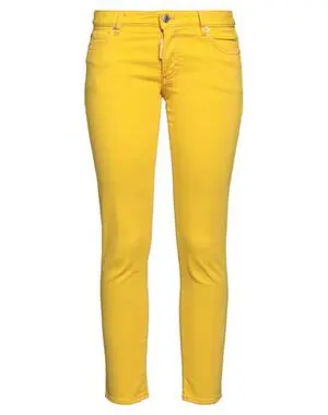 Dsquared2 Straight-leg Jeans With Five Pockets - Yellow