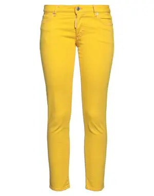 Dsquared2 Straight-leg Jeans With Five Pockets - Yellow
