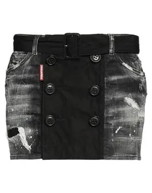 Dsquared2 Black Wash Skirts