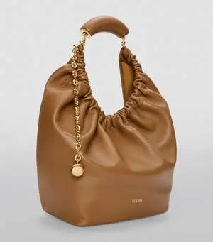 Loewe Leather Squeeze Top-handle Bag - Brown