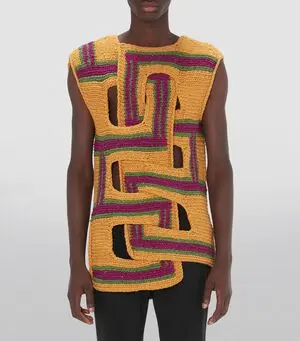 JW Anderson Interwoven Stripe Sweater Vest