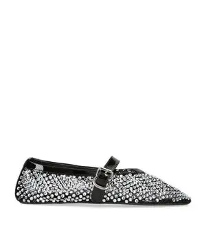 Alaïa Diamante Ballet Flats