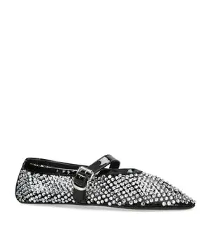Alaïa Diamante Ballet Flats