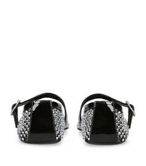Alaïa Diamante Ballet Flats