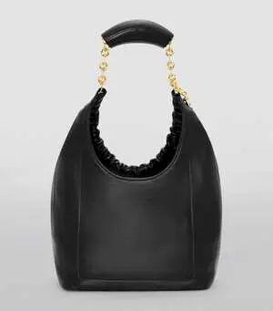 Loewe Small Leather Squeeze Top-handle Bag - Black