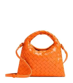 Bottega Veneta Bottega Veneta Mini Hop Hobo Bag Orange
