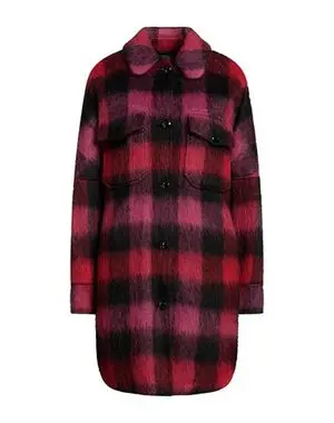 Woolrich Checked Brushed-felt Coat