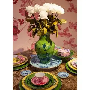 GINORI 1735 Oriente Itailano Gold Tea Saucer - Iris