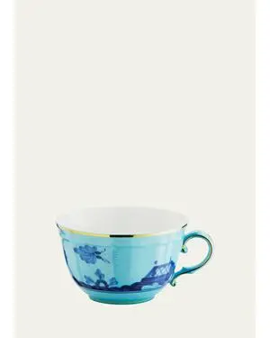 GINORI 1735 Oriente Italiano Gold Teacup - Iris