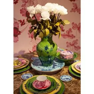 GINORI 1735 Oriente Italiano Gold Teacup - Iris