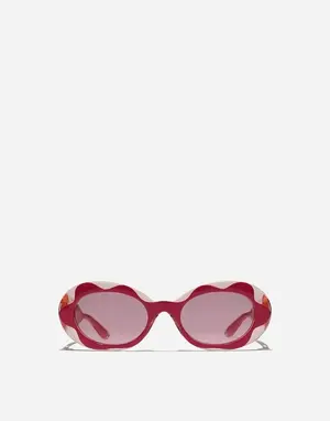 Dolce & Gabbana Flower Power Sunglasses - Fuchsia