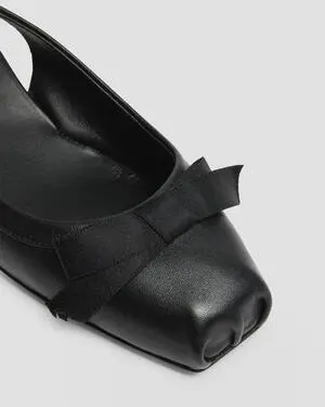 CHRISTIAN LOUBOUTIN 30mm Mamaflirt Sling Ballerina Slingback Pumps - Black