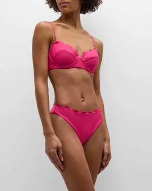 Ramy Brook Ramy Brook Amani Bikini Bottom Perfect Pink