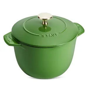 STAUB Cast Iron 1.5 Qt. Petite Dutch Oven - Pistachio