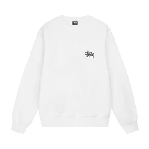 StÜssy Basic Crew - White