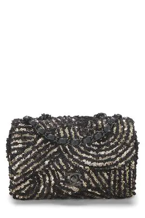 Chanel Sequin Half Flap Bag