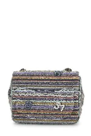 Chanel Sequin Half Flap Bag - Multi