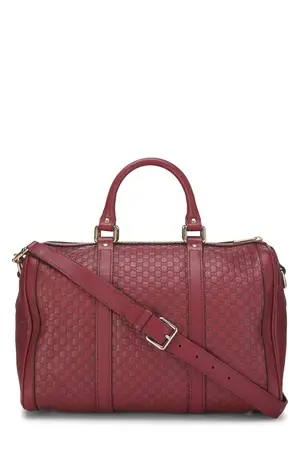 Gucci Microguccissima Leather Joy Boston - Red