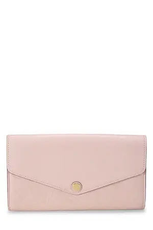 LOUIS VUITTON Monogram Empreinte Sarah Wallet - Pink