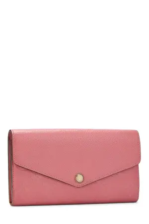 LOUIS VUITTON Monogram Empreinte Sarah Wallet - Pink