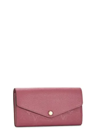 LOUIS VUITTON Monogram Empreinte Sarah Wallet