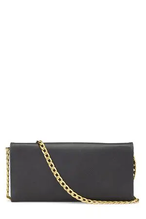 Prada Saffiano Leather Wallet On Chain