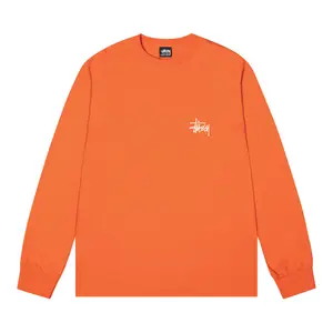 StÜssy Basic Long-sleeve Tee 'coral - Orange
