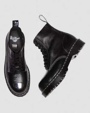 Dr. Martens 1460 Bex Exposed Steel Toe Lace Up Boots