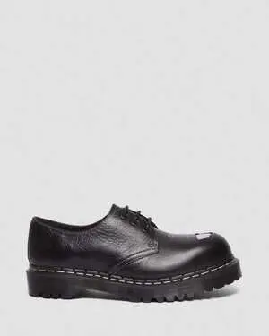 Dr. Martens 1461 Bex Exposed Steel Toe Oxford Shoes In Black - 40