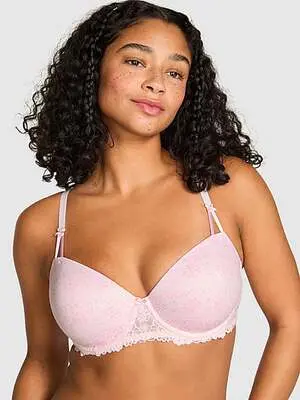 Pink Wink Wink™ Lightly Lined Balconette Bra Print