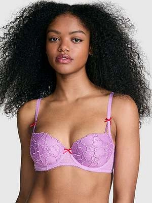 Pink Wink™ Lightly Lined Balconette Bra Purple