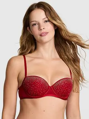 Pink Wink Wink™ Lightly Lined Balconette Bra - Red