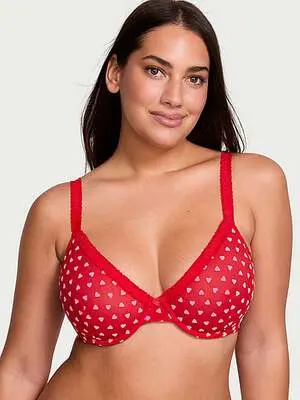 Victoria's Secret Tease Lace Unlined Demi Bra - Print