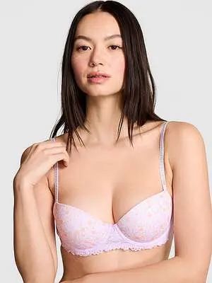 Pink Wink Wink™ Push-up Balconette Bra Floral