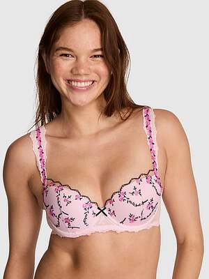 Pink Wink™ Push-up Balconette Bra - Pink