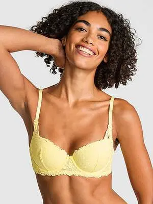 Pink Wink Wink™ Push-up Balconette Bra Yellow