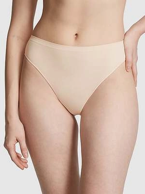 Pink Seamless Brazilian Panty - Beige